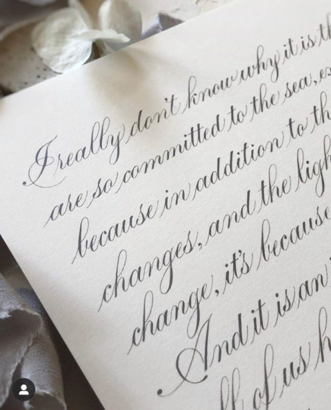 Beginning Copperplate Script | Roman Holiday